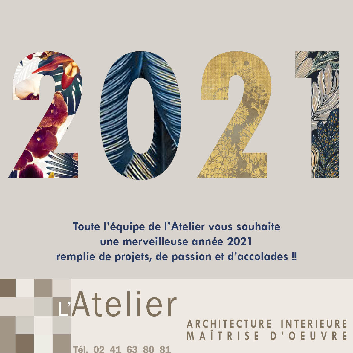 Meilleurs vœux pour 2021 !! - L'atelier